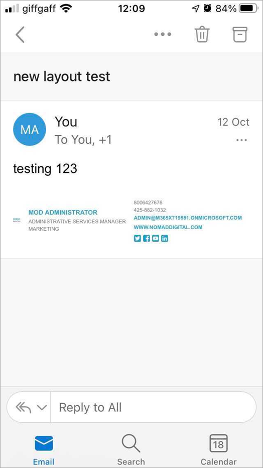 Why Does The Logo Disappear Or Appear Very Small In Outlook Mail App Why Does The Logo Disappear Or Appear Very Small In Outlook Mail App